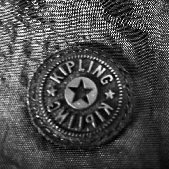 Kipling | Accessories | Kipling Live Light Crinkle Nylon Black Handbag ...